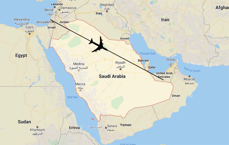 Saudi airspace not open to Israel’s flights without conditions